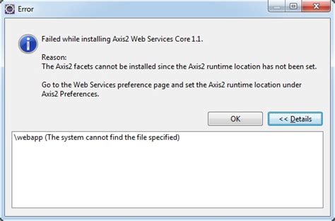 [solved] failed while installing axis2 web services core 1 1 ngdeveloper