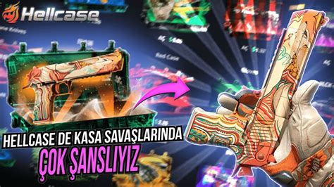 HELLCASE DE KASA SAVAŞLARINDA ÇOK ŞANSLIYIZ CSGO KASA AÇILIMI PROMO