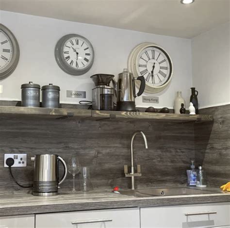 Rustic Kitchen Shelves Industrial Woodwork
