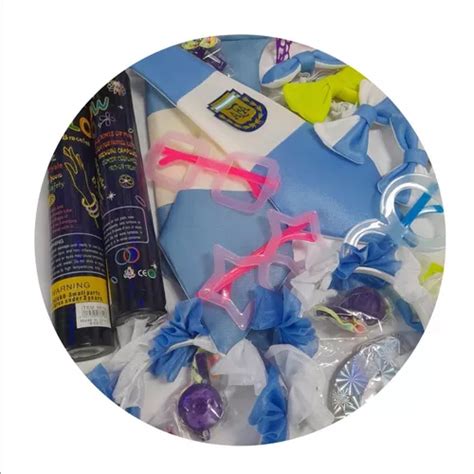 Combo Cotillon Luminoso Mundial Pers Carioca Argentina Env O Gratis