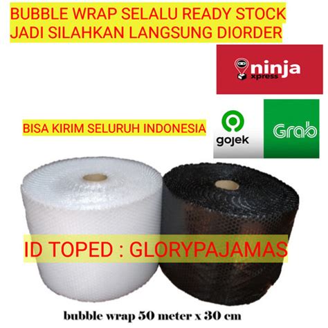 Jual Bubble Wrap 30cm X 50m HITAM 30CM X10M Kota Tangerang Selatan