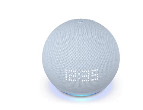 Ripley AMAZON ECHO DOT 5 PARLANTE INTELIGENTE CON RELOJ ALEXA AZUL