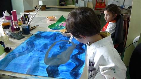 ATELIER DE PEINTURE Pour Enfants Adolescents Avec L Association LA