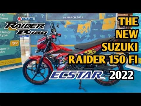 NEW SUZUKI RAIDER 150 FI RED ECSTAR EDITION 2022 YouTube