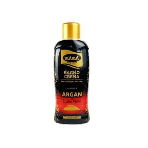 MIL MIL BAGNO CREMA ARGAN EBANO NERO 1LT