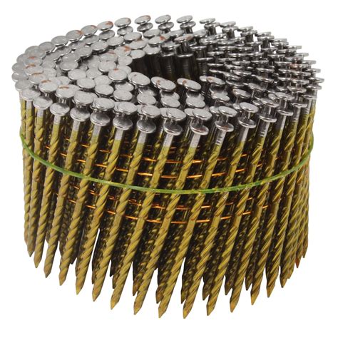 Degree Wire Weld Framing Coil Nails Bright