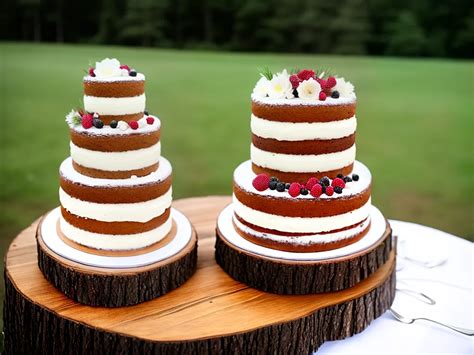Naked Cake Tend Ncia Deliciosa Para Casamentos