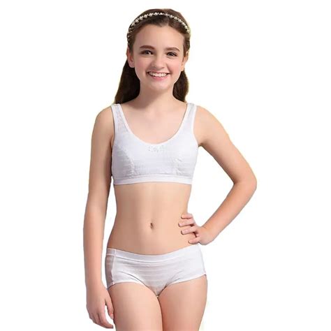 Kaqi Pubertad Conjunto De Ropa Interior Niña Adolescente Una Pieza De