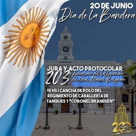 Conmemoración día de la bandera jura y acto protocolar del 203