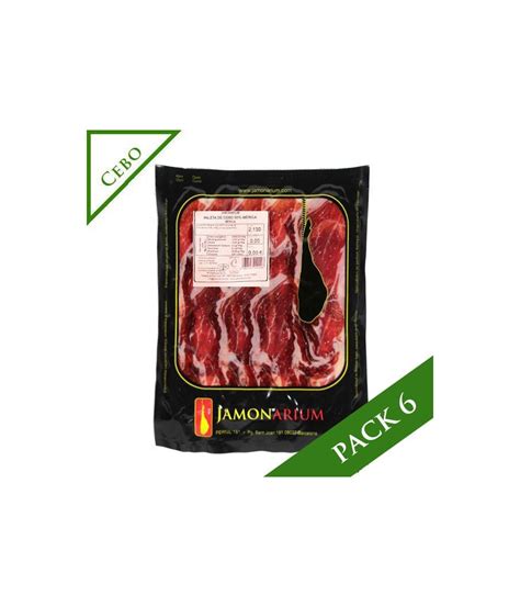 Comprar Pack x6 Paleta de Cebo Ibérica 50 Raza Ibérica cortada 100g