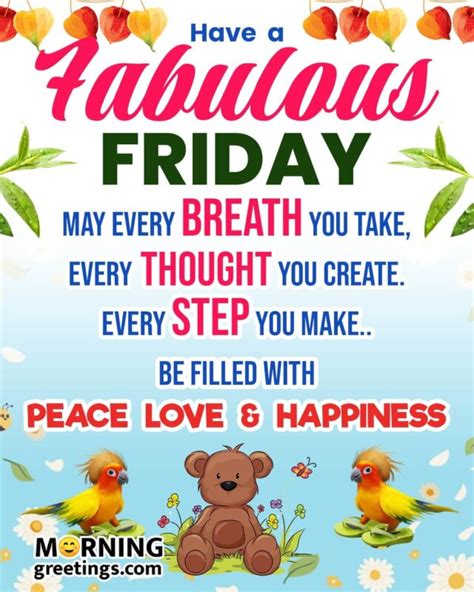 Good Morning Happy Friday Greetings With Quotes Morning Greetings