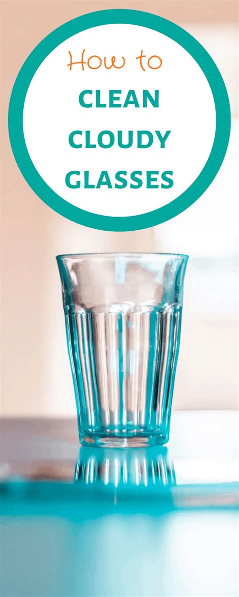 Cleaning Cloudy Glasses The Organized Mom