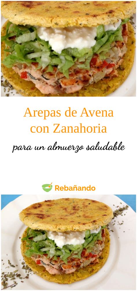 AREPAS de zanahoria con avena Mucho más SALUDABLES Arepas de avena