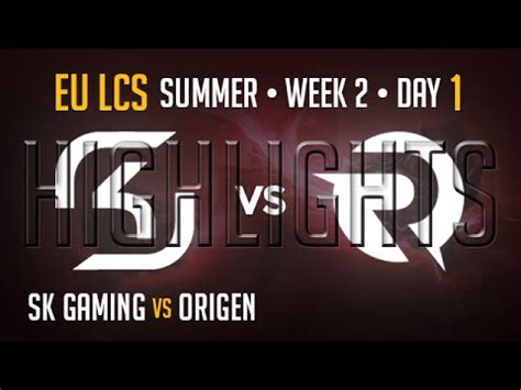 SK Gaming Vs Origen HIGHLIGHTS Week 2 EU LCS Summer Split 2015 S5 SK Vs