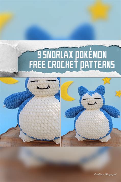 9 FREE Snorlax Pokémon Crochet Patterns iGOODideas