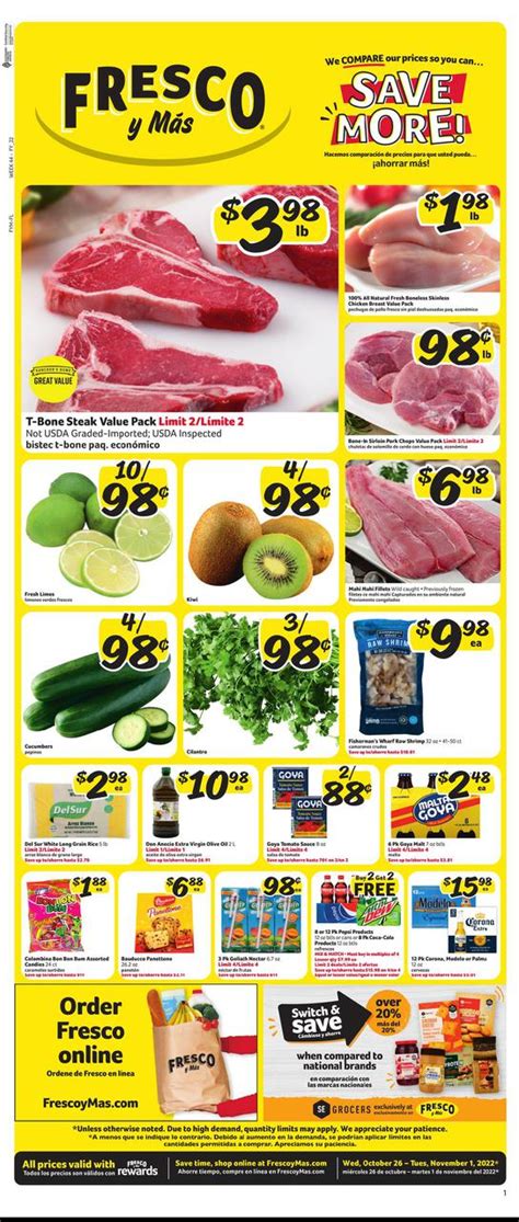 Fresco Y Mas Weekly Ad 10 26 22 11 1 22 OpinionJoy