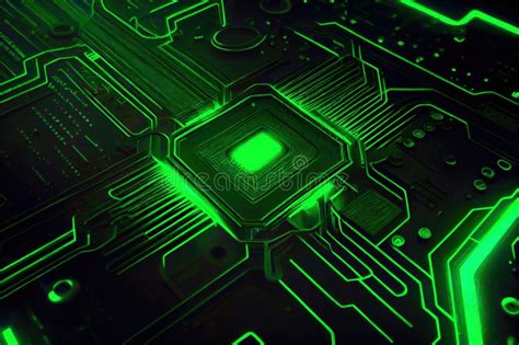 Abstract Futuristic Circuit Board Background Technology Sci Fi Concept