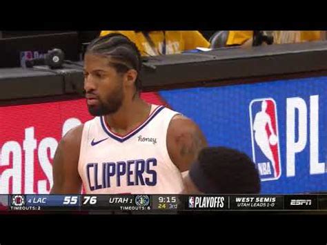 Utah Jazz Fans Chant Overrated To Paul George Jazz Vs Clippers