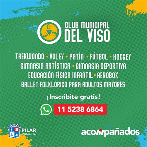 Municipalidad Pilar on Twitter Inscribite en tu club más cercano y