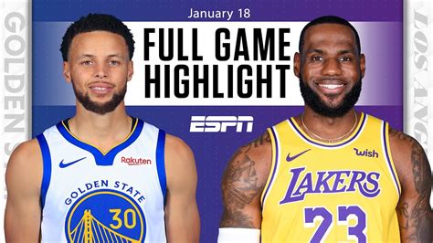 Golden State Warriors Vs Los Angeles Lakers FULL GAME HIGHLIGHTS