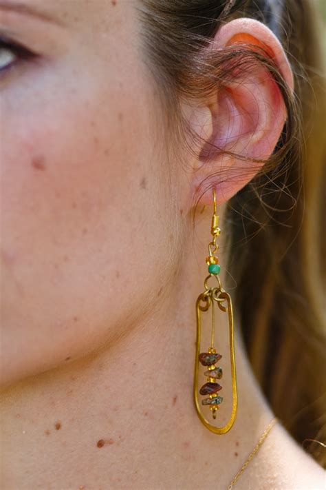 Boucles d oreille africaines boucles en tissus wax et créoles africaines