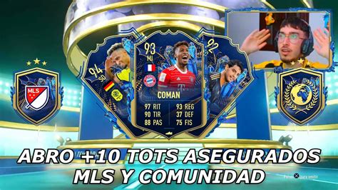 ABRO 10 SBC JUGADOR TOTS DE LA MLS Y COMUNIDAD ASEGURADO ABRIENDO