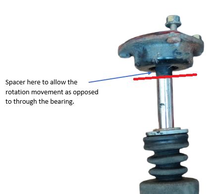 Front Top Strut Mount Plastic Bearing Issue Motor Vehicle Maintenance