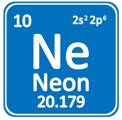 Neon Elemento Dciencia
