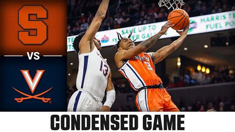 Syracuse Vs Virginia Condensed Game 2023 24 ACC Mens Basketball