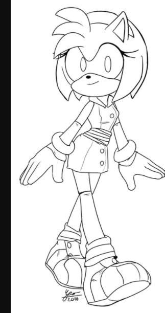 Cómo dibujar A Amy Rose De Sonic Boom Paso a Paso Muy Fácil 2024