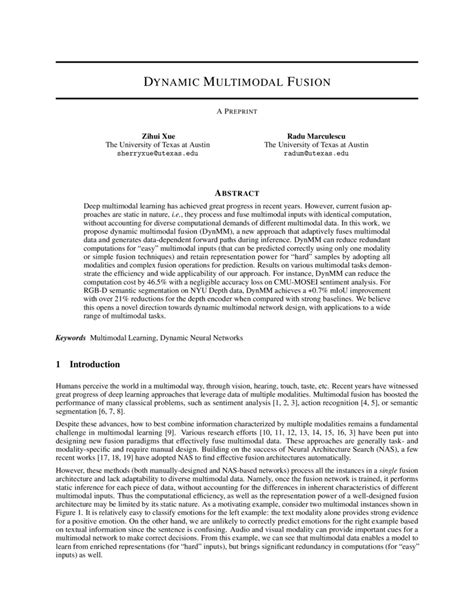 dynamic multimodal fusion deepai