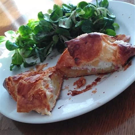 Feuilleté chèvre lardons pommes de terre Guy Demarle