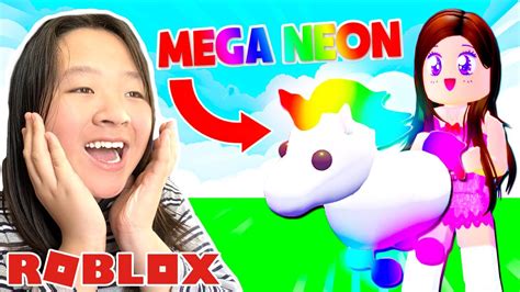 Making A MEGA NEON Unicorn In Adopt Me Roblox Adopt Me MEGA NEON