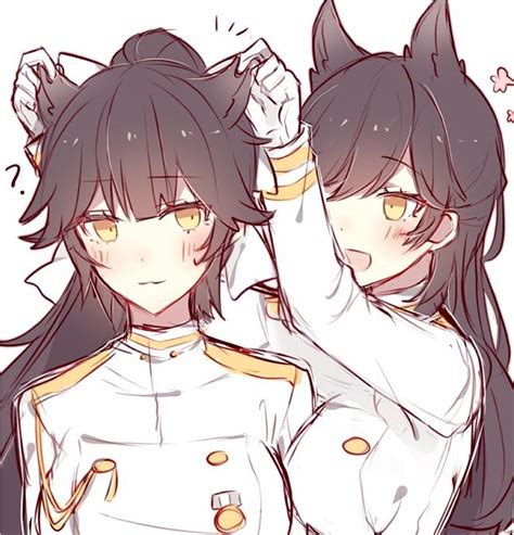 The Takao Sisters Doing Some Cute S By Kvlen Azur Lane Know Your Meme