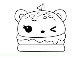 ふわふわスイーツ 印刷可能ぬりえ無料ダウンロード