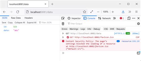 FIXED Favicon Ico Blocked By CSP When Fetching JSON On Firefox