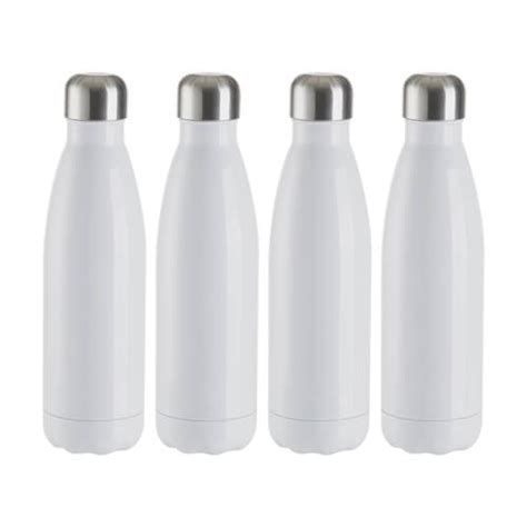 Set de 4 botellas metálicas de 500 ml para sublimación GADGETS