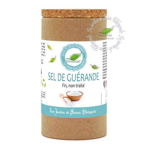 SEL MARIN DE GUÉRANDE IGP MOULU 200g Les Jardins de Sainte Hildegarde