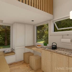 Tiny House Plan With Double Loft Porch 25 Sqm Basic Etsy UK