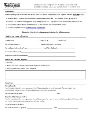 Fillable Online SCP Transfer Form 16 17 Pdf Fax Email Print PdfFiller