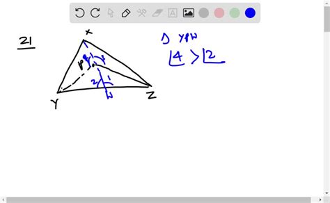 solved given a point p in the interior of xyz prove that py pz