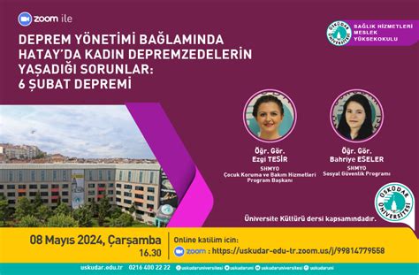 Deprem Yönetimi Bağlamında Hatayda Kadın Depremzedelerin Yaşadığı