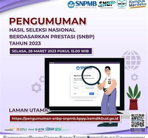 Pengumuman Hasil Seleksi Penerimaan Mahasiswa Baru Jalur Snbp Tahun