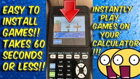 How To Install Games On Ti Plus Ce Calculator Youtube