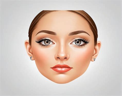 Premium Photo A Womans Face With A Big Nose