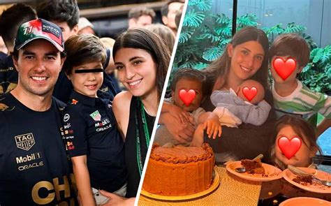 Checo Pérez Así es la vida del piloto junto a Carola Martínez y hijos