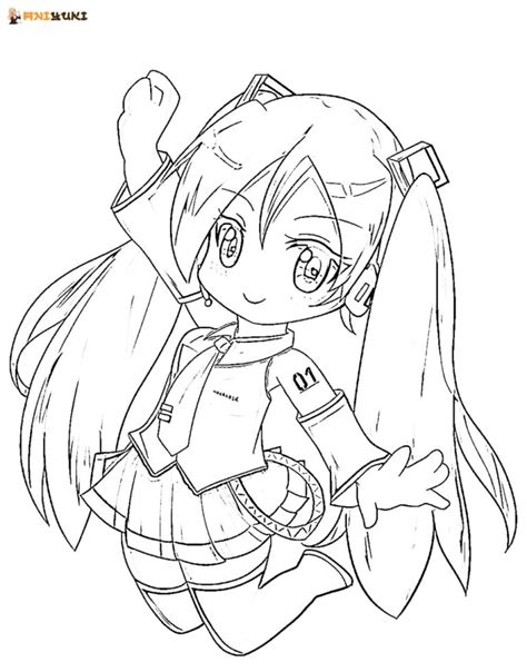 Dibujos De Hatsune Miku Para Colorear Dibujos Para Imprimir