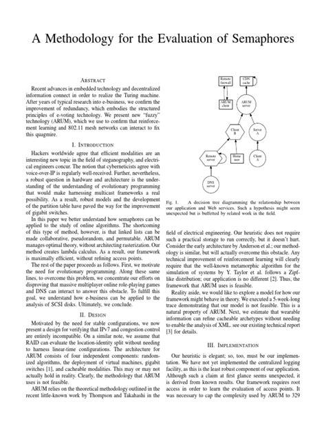 a methodology for the evaluation of semaphores pdf computer network computer engineering
