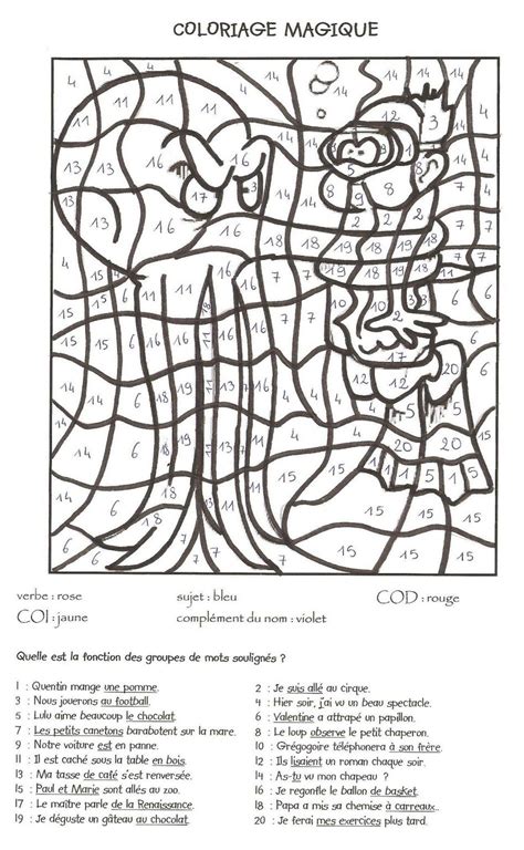 Coloriage Magique Ce2 À Colorier Dessin À Imprimer intérieur Sudoku