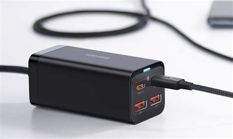Baseus Ładowarka sieciowa GaN3 Pro 2x USB C 2x USB A 100W Ładowarki